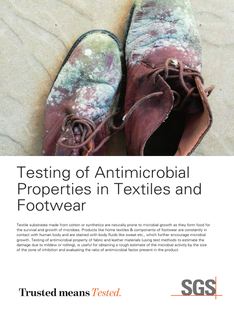 Antimicrobial Testing for Textiles & Footwear | PDF | Antimicrobial ...