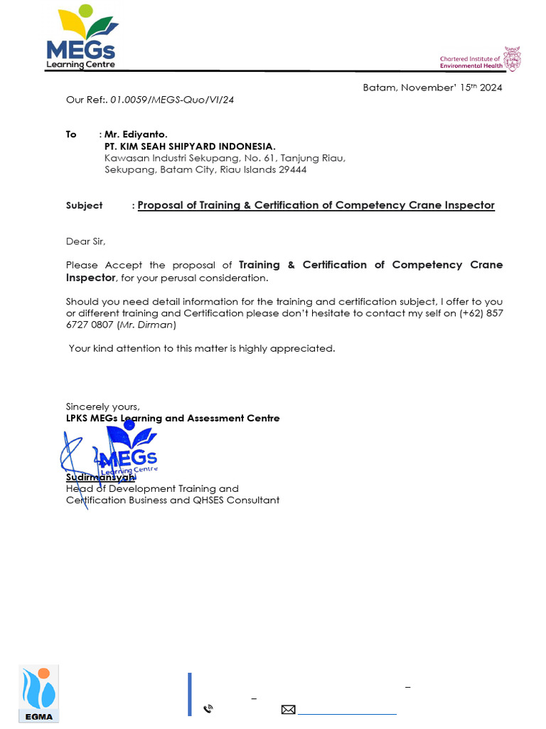 Megs Quote Ohc Pt. Kim Seah 151124 | PDF