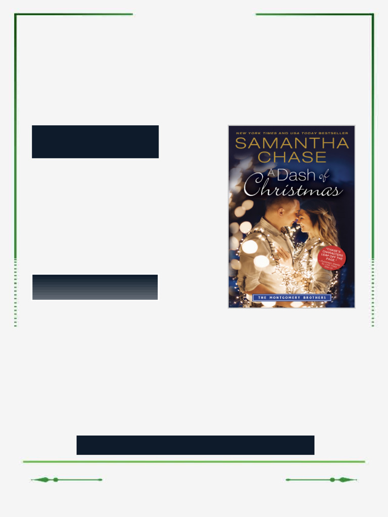 A Dash of Christmas Samantha Chase ebook reading now available | PDF
