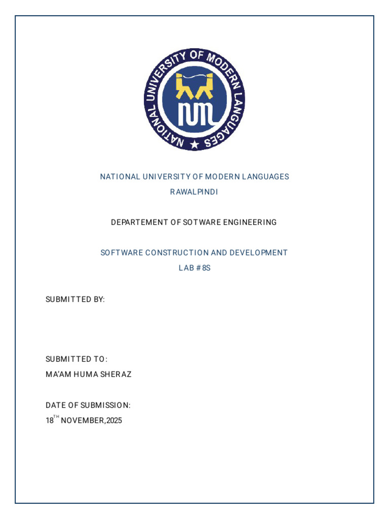 SCD LAB 8 (1) | PDF | Computer Programming