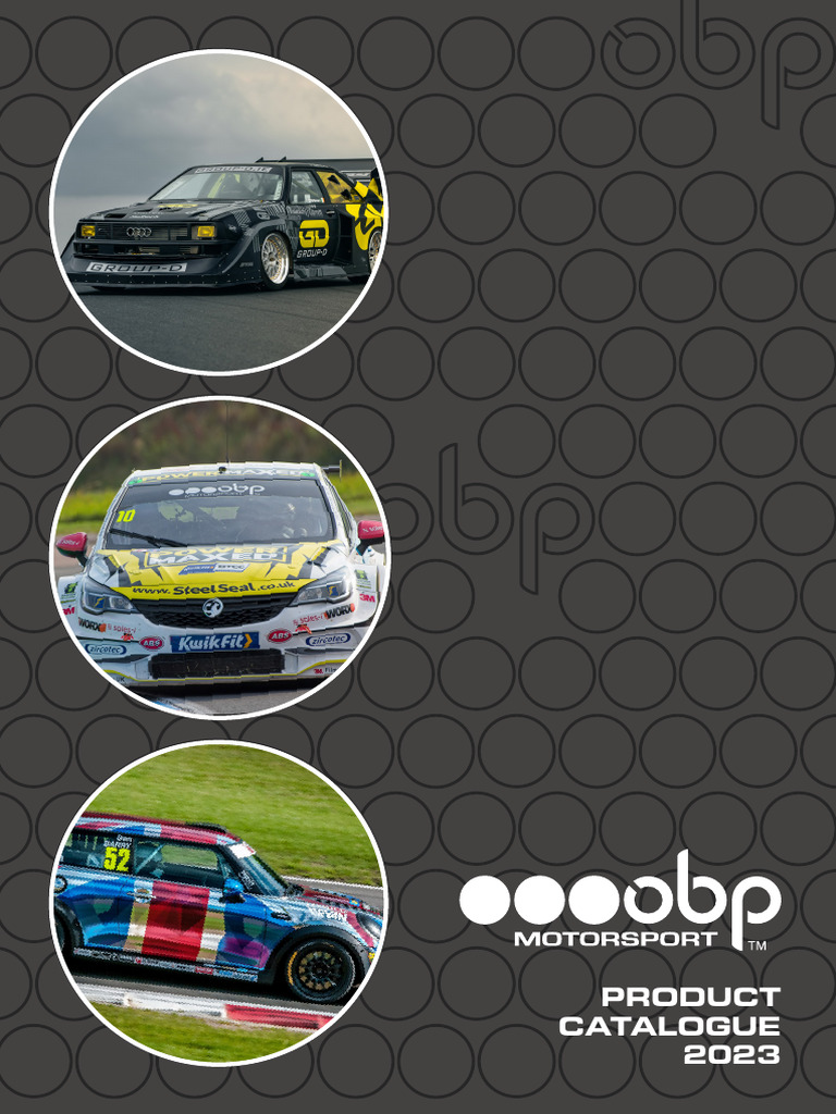 2023 OBP Motorsport Product Catalogue | PDF | Throttle | Clutch