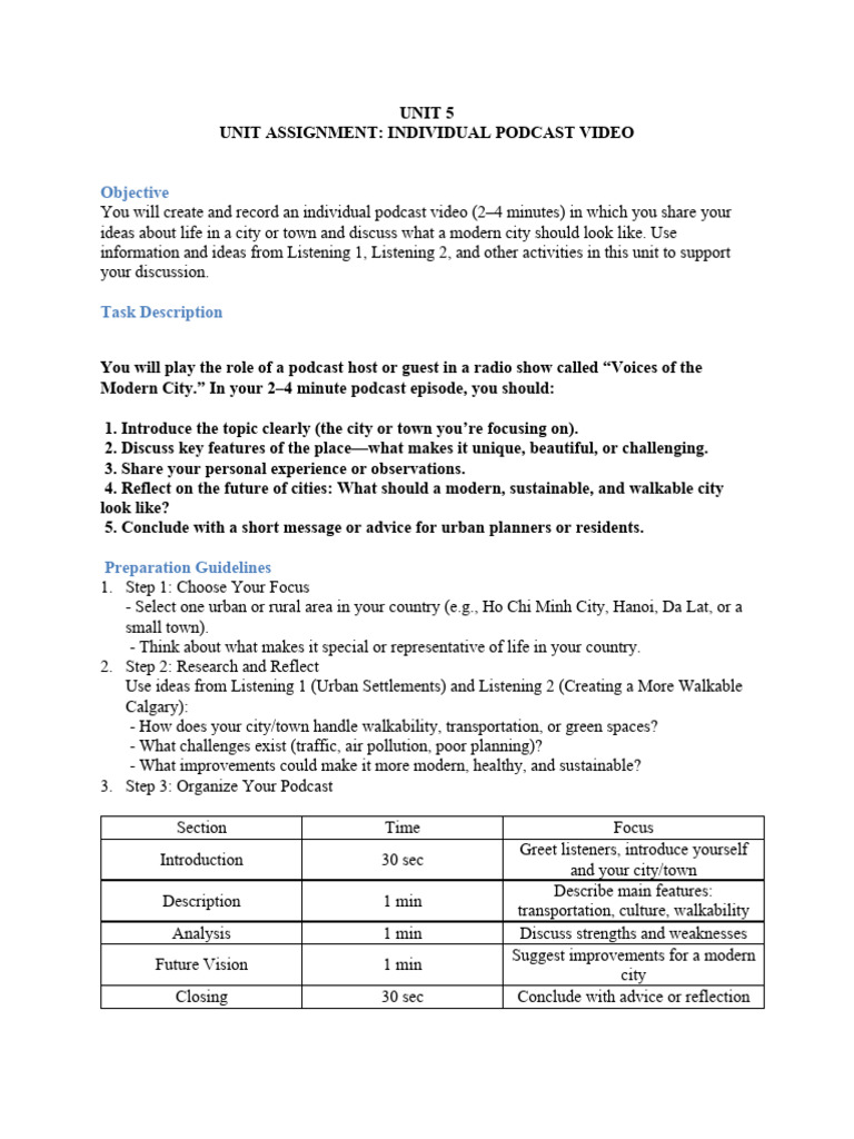 04 Unit Assignment Graded | PDF | Vocabulary | Word