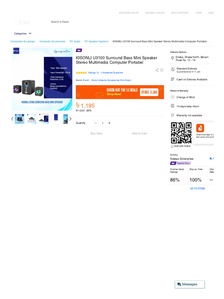 KISONLI U3100 Mini Speaker Review | PDF | Information And ...