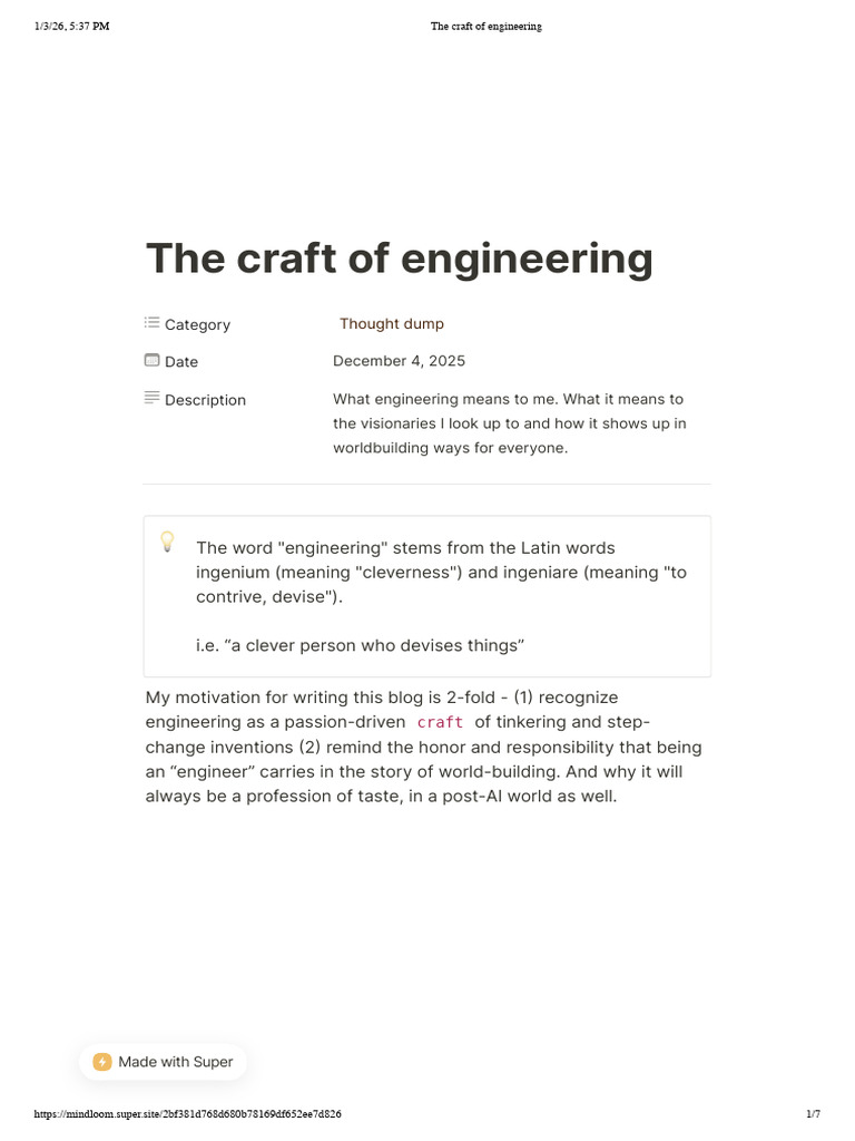 The Art and Passion of Engineering | PDF | Engineering