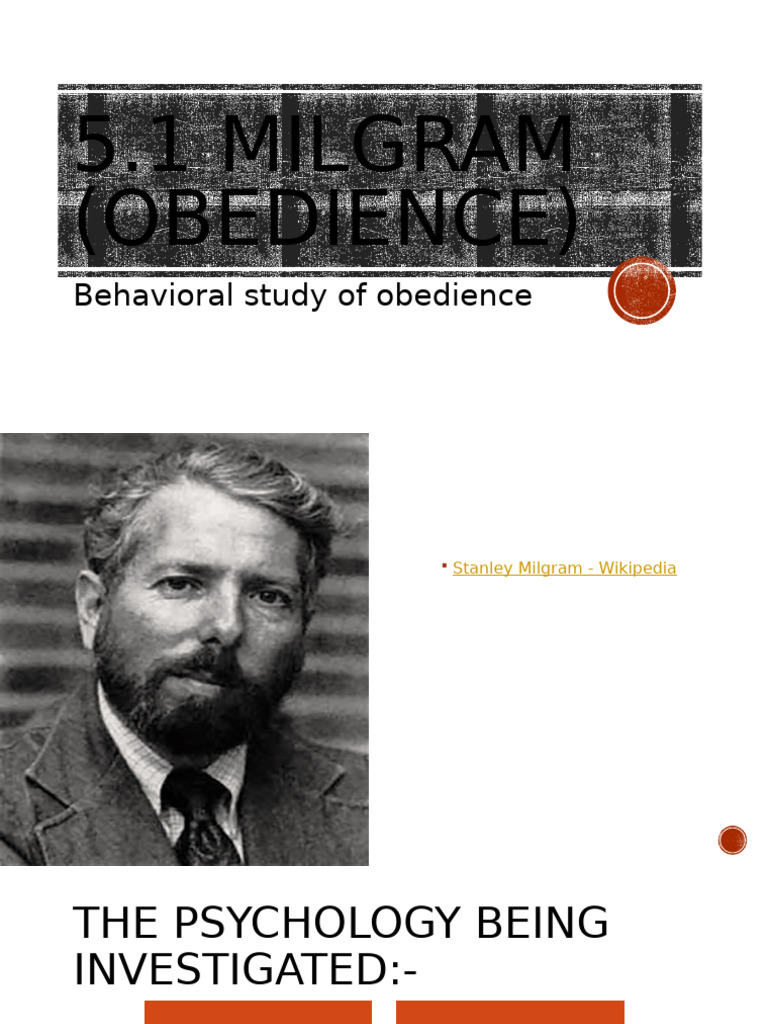 Understanding Milgram's Obedience Study | PDF | Group Processes ...