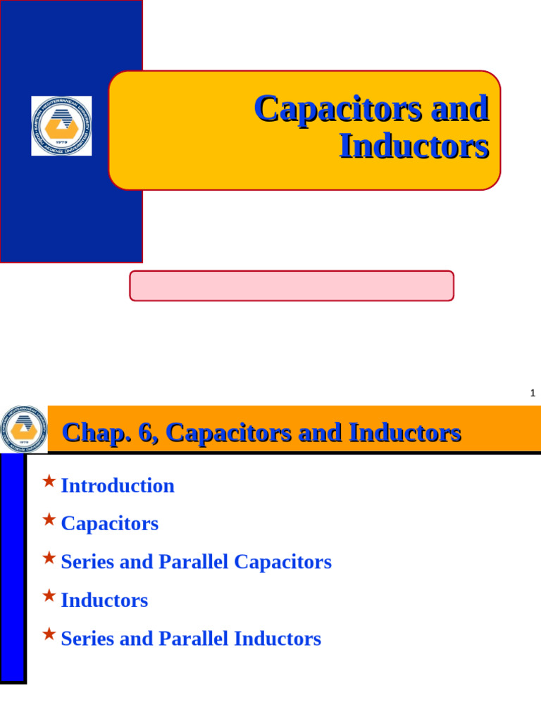 Capacitors and Inductors | PDF | Capacitor | Inductor