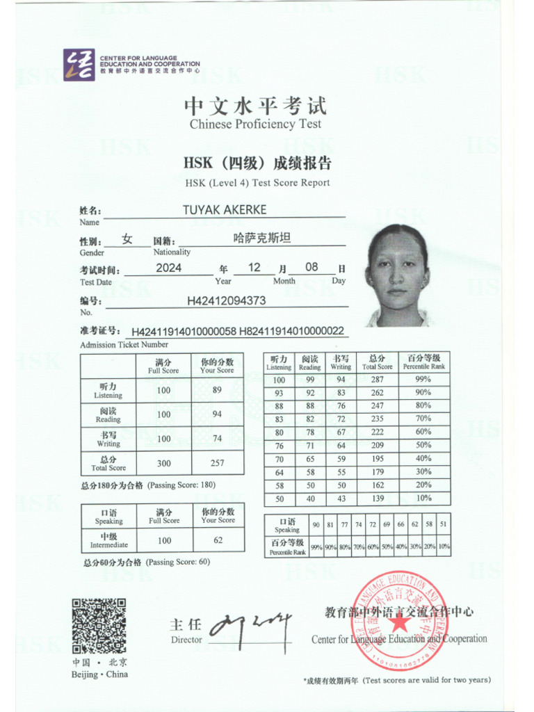 Ivan-HSK 4 | PDF