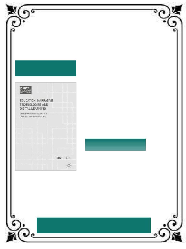 Education, Narrative Technologies and Digital Learning Tony Hall eBook ...
