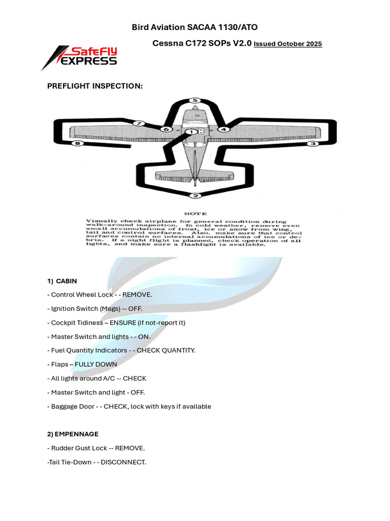 C172 Standard Operating Procedures V2.0 | PDF | Flight Control Surfaces ...
