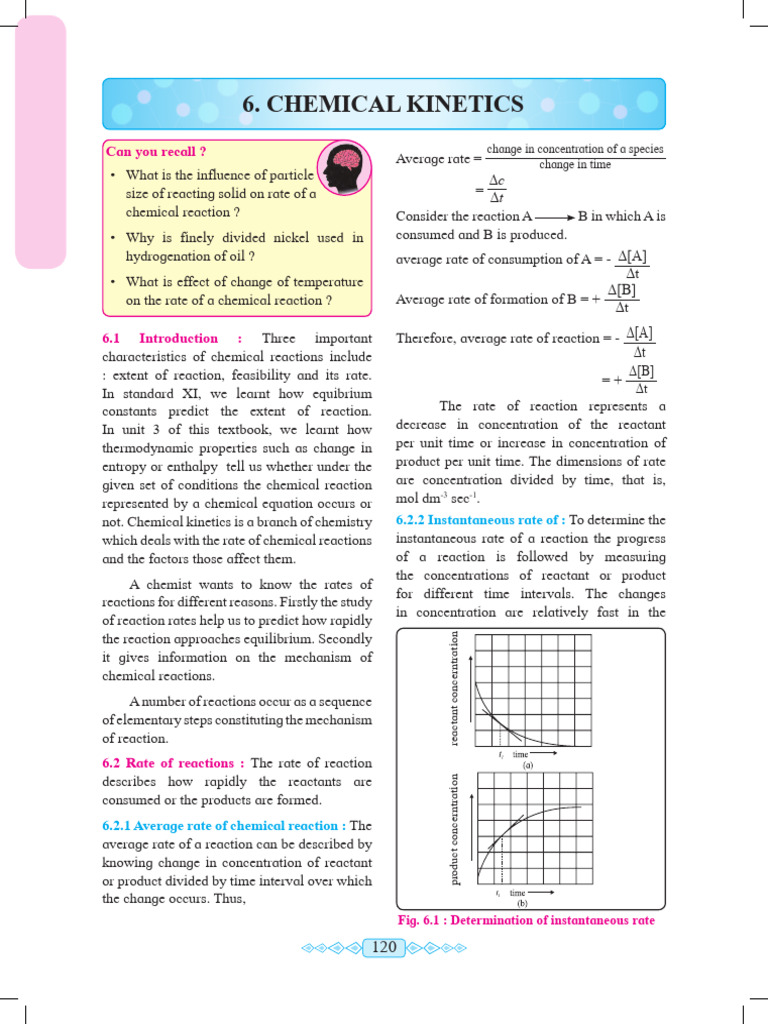 Understanding Chemical Kinetics | PDF | Reaction Rate | Chemical Kinetics