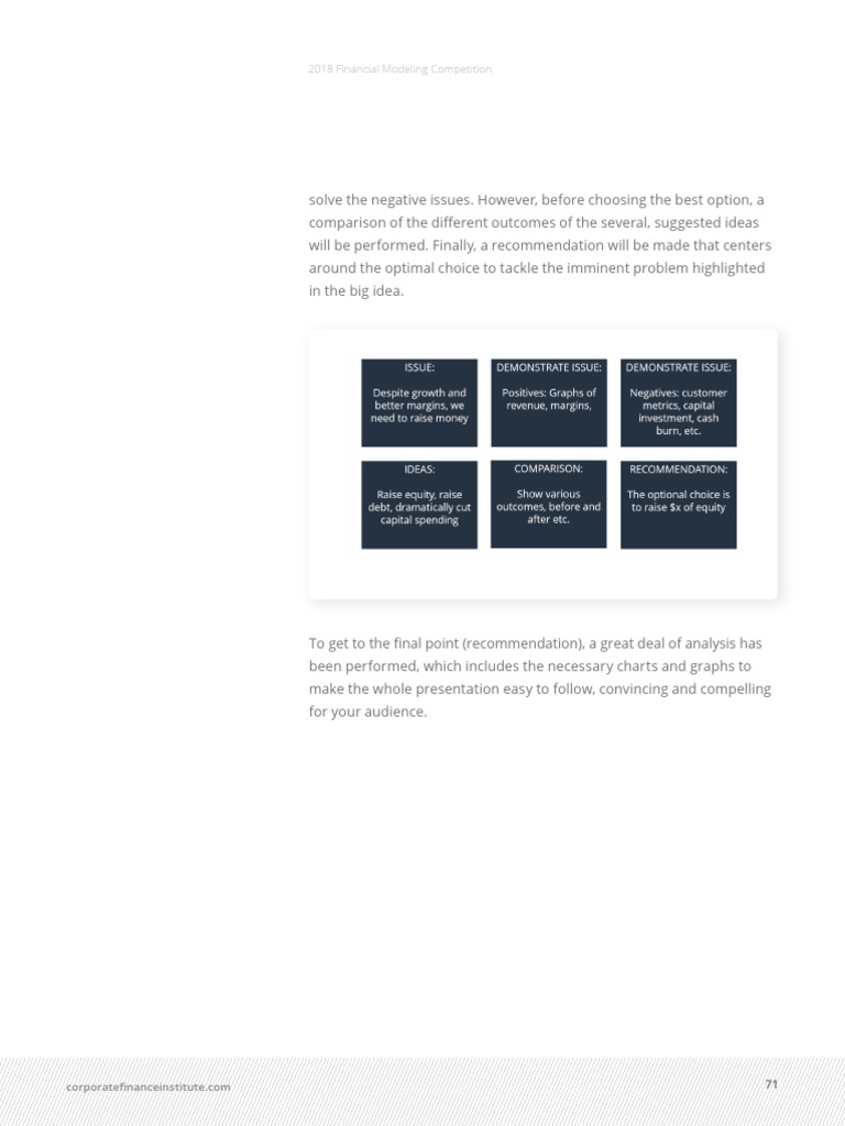 CFI-Financial Modeling Best Practices-2018-Case Championships_71 | PDF ...