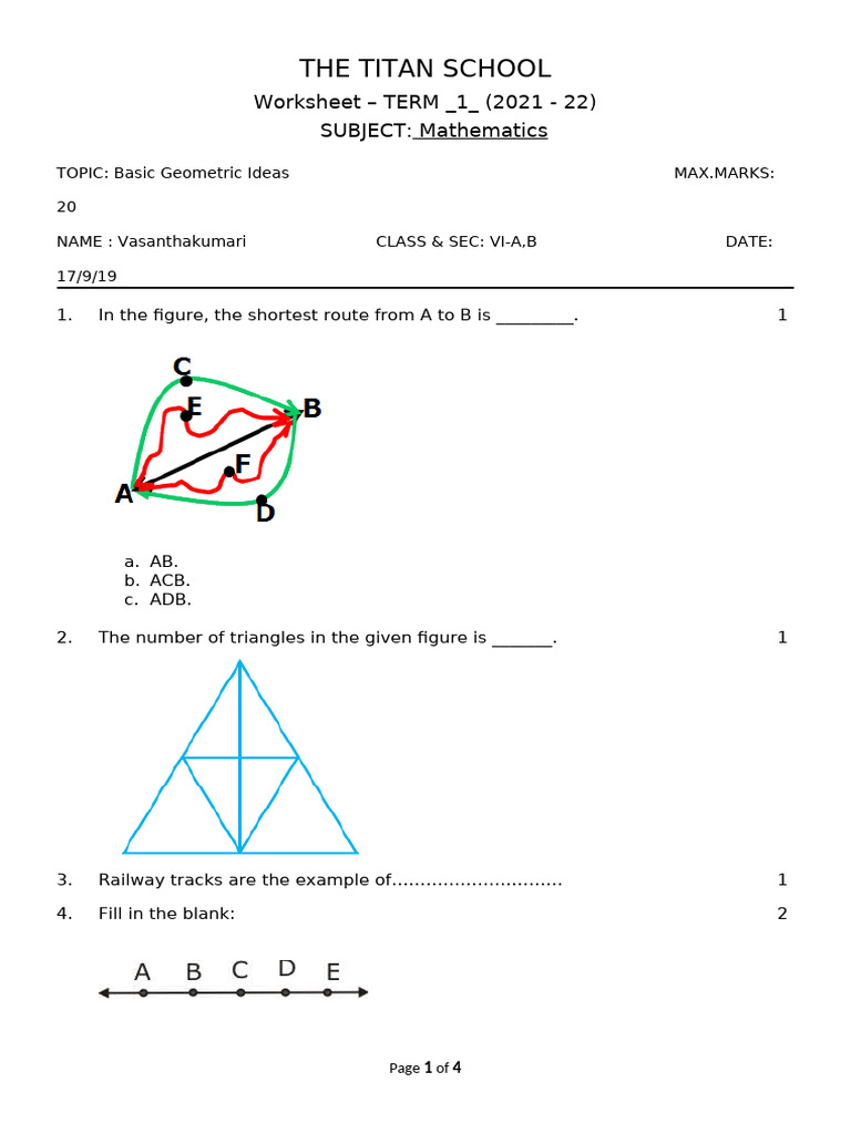 Basic Geometric Ideas-6 | PDF