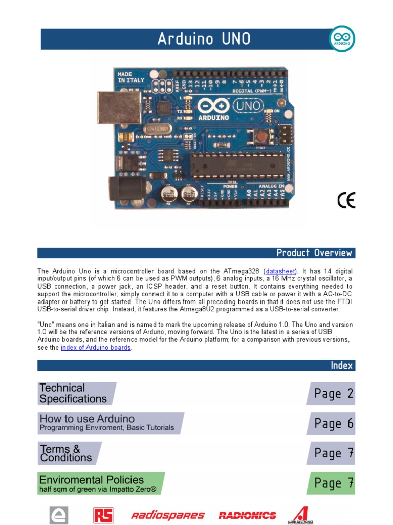 Manual Arduino Uno | Download Free PDF | Arduino | Usb