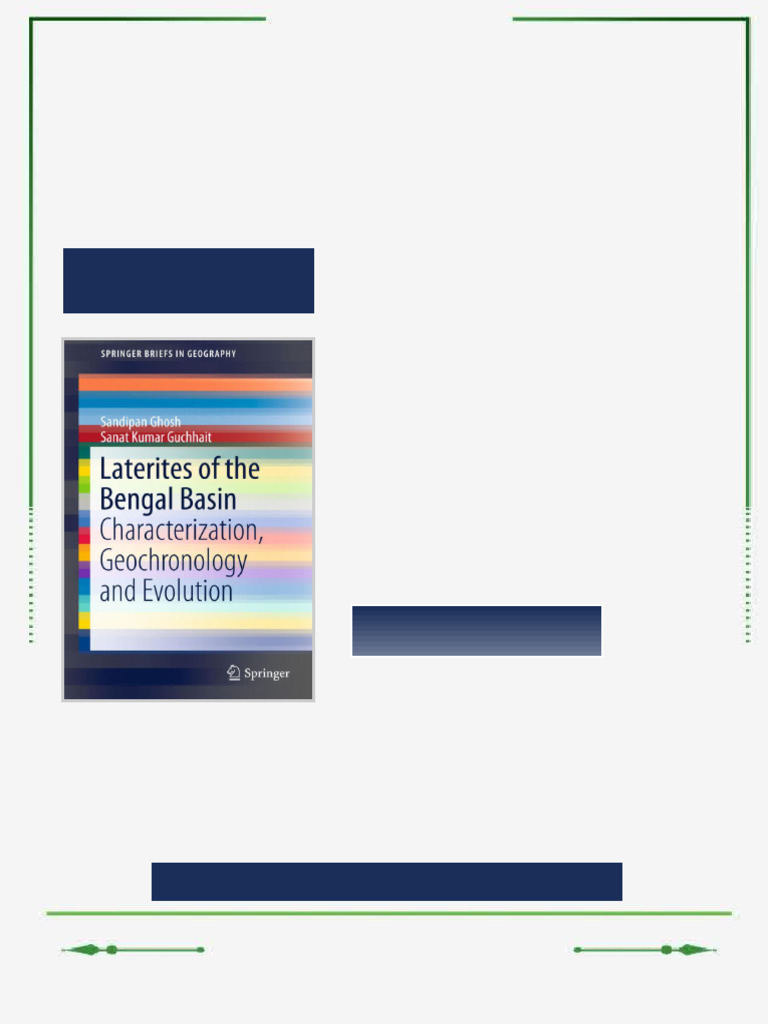 Laterites of the Bengal Basin: Characterization, Geochronology and ...