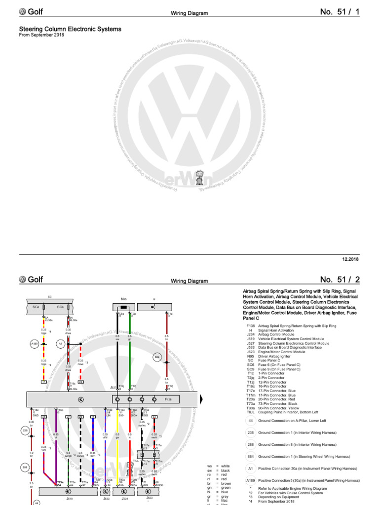 Vw Golf Wiring Diagrams