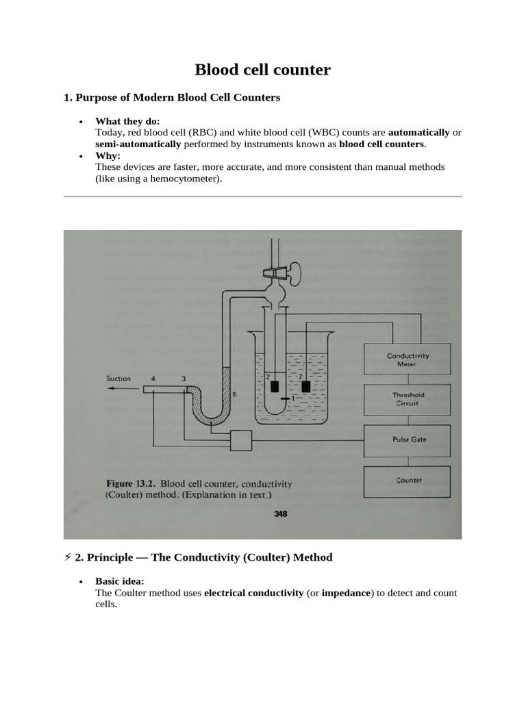 Blood cell counter | PDF | Optics