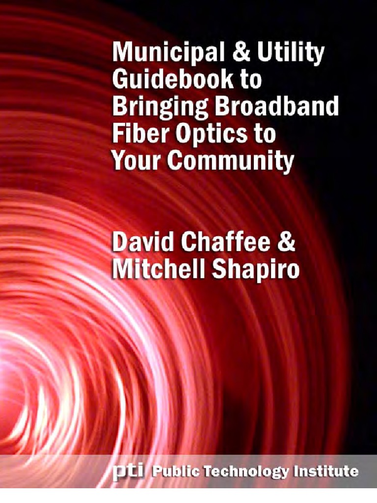 Municipal Utility Guidebook | PDF | Internet Access | Telecommunication