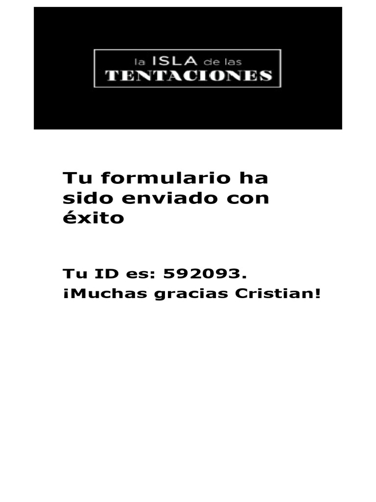 La Isla de Las Tentaciones 9 | PDF