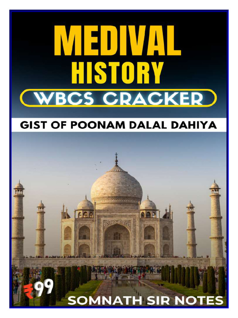 Medieval History Notes by Somnath Sir | PDF