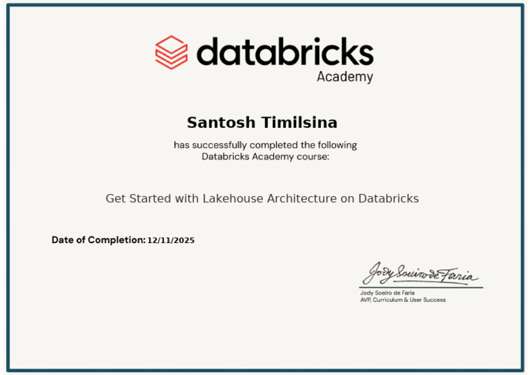 Lakehouse Architecture Guide on Databricks | PDF