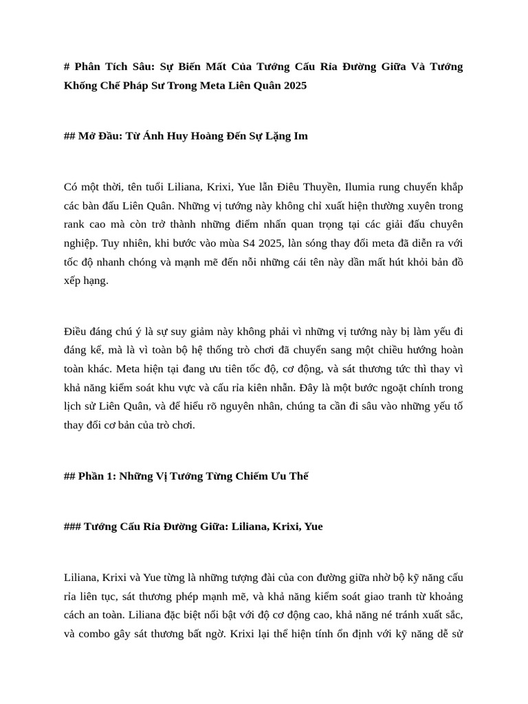 Phân Tích Sâu | PDF