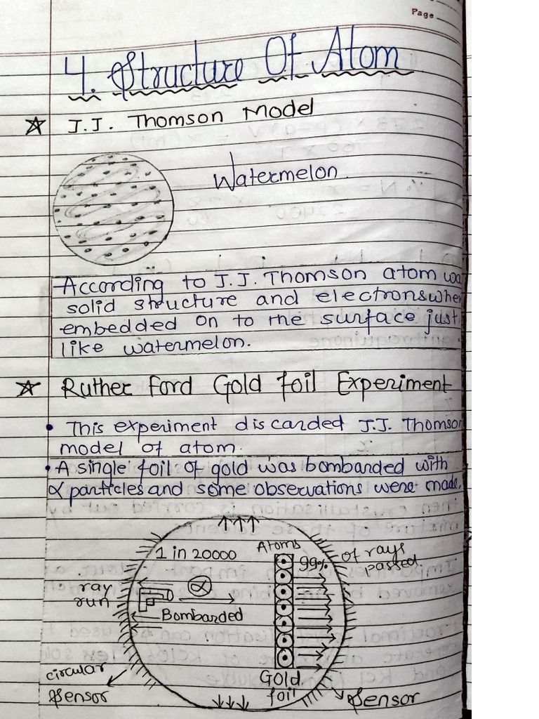 Atomic Structure Jee | PDF