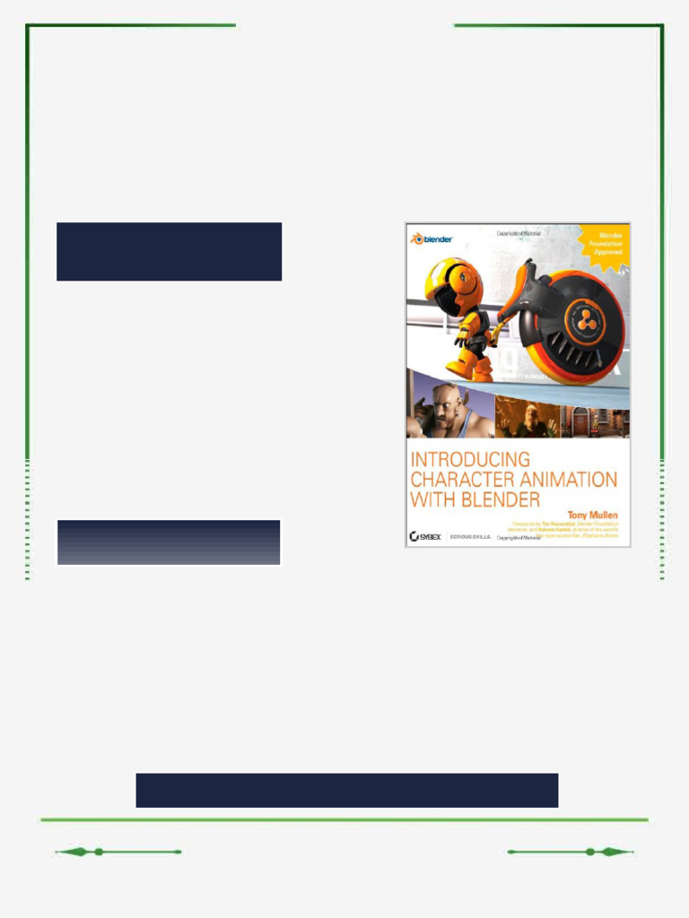 Introducing Character Animation with Blender Tony Mullen ebook ...