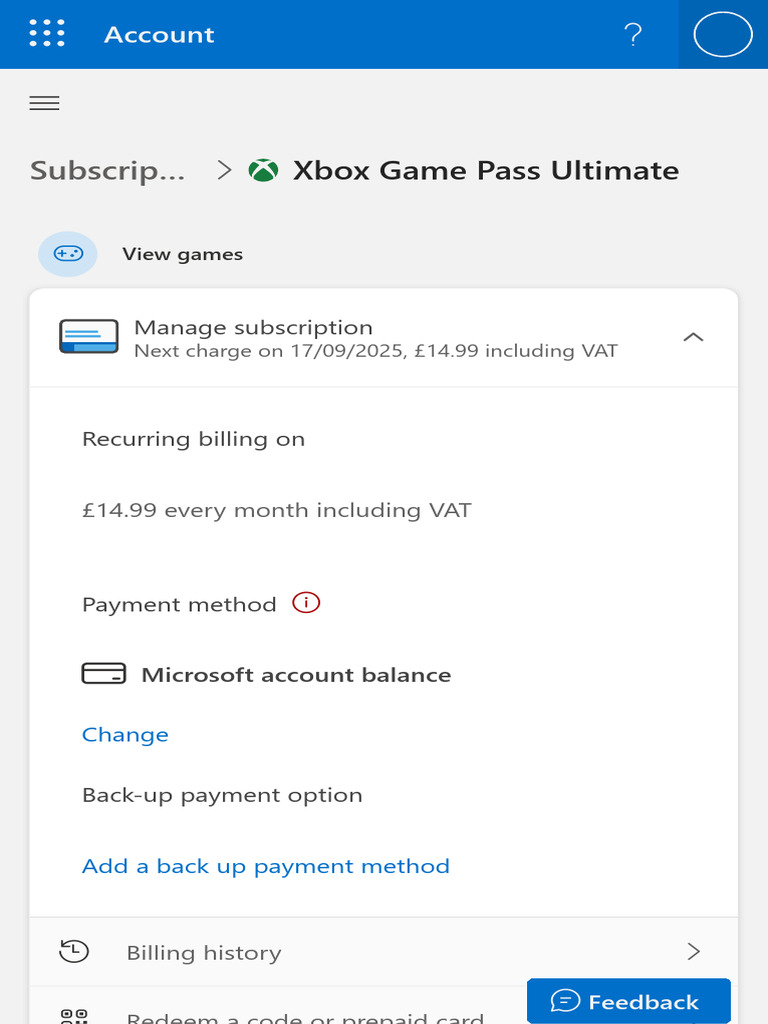 Microsoft Account Subscriptions | PDF