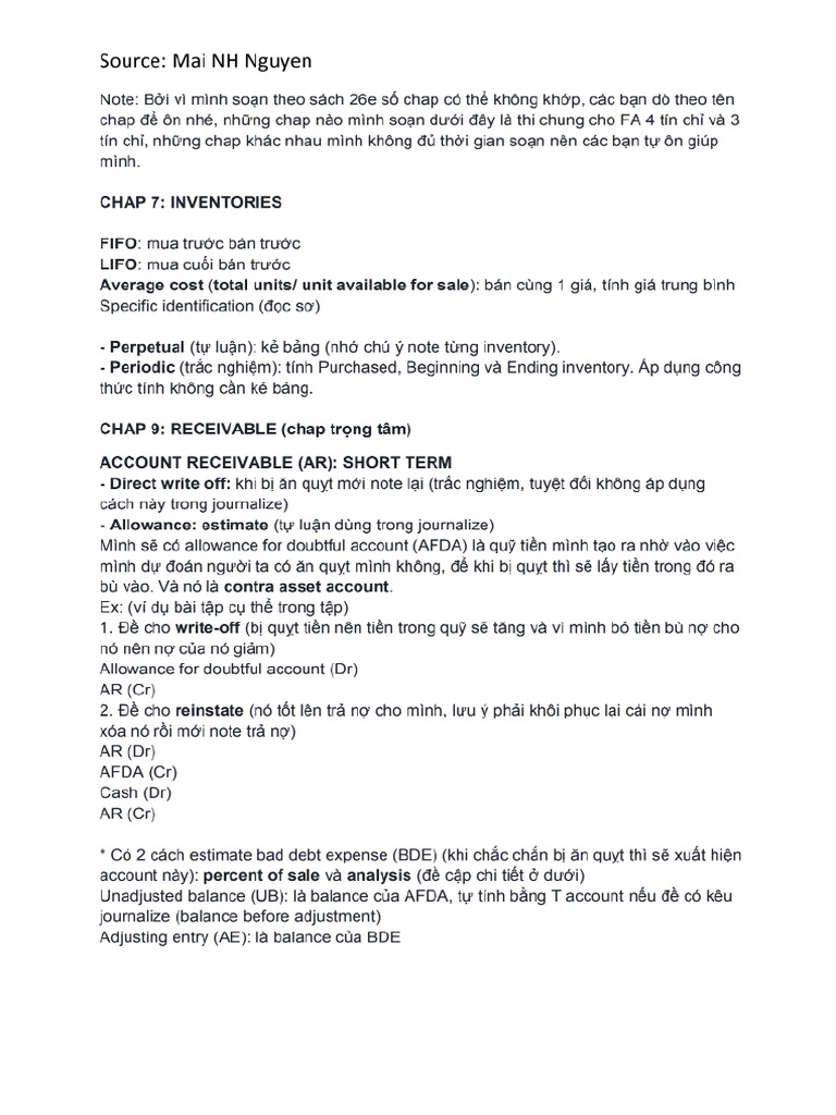 Note Final FA | PDF
