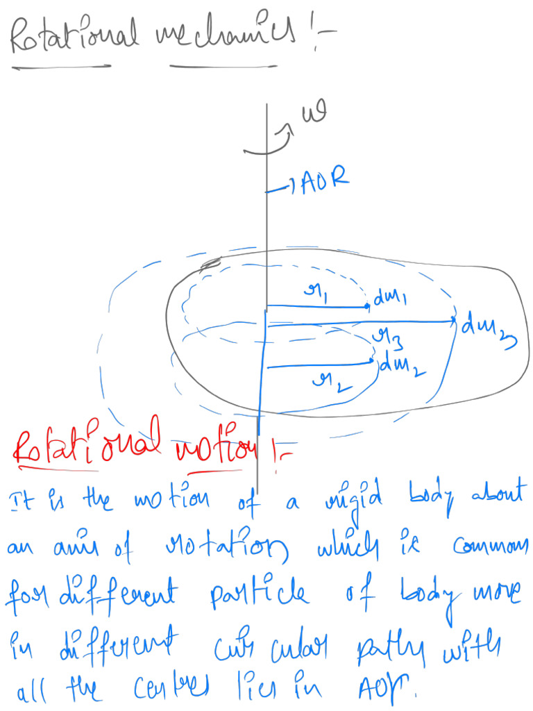 Rotational Mechanics | PDF