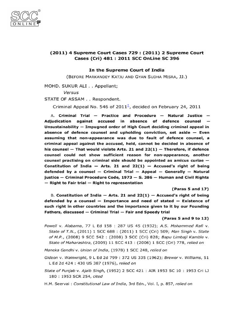 sukur ali | PDF | Supreme Court Of The United States | National Supreme ...