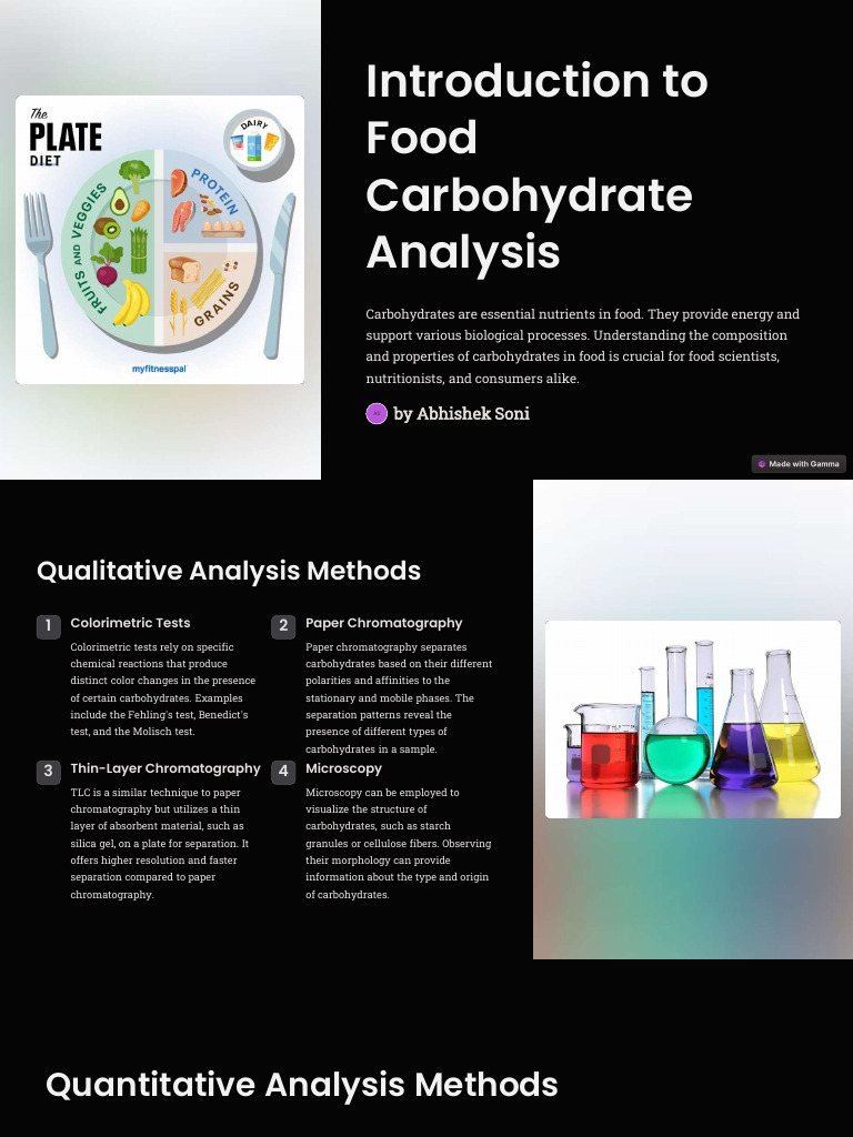 Introduction To Food Carbohydrate Analysis | PDF | Chromatography ...