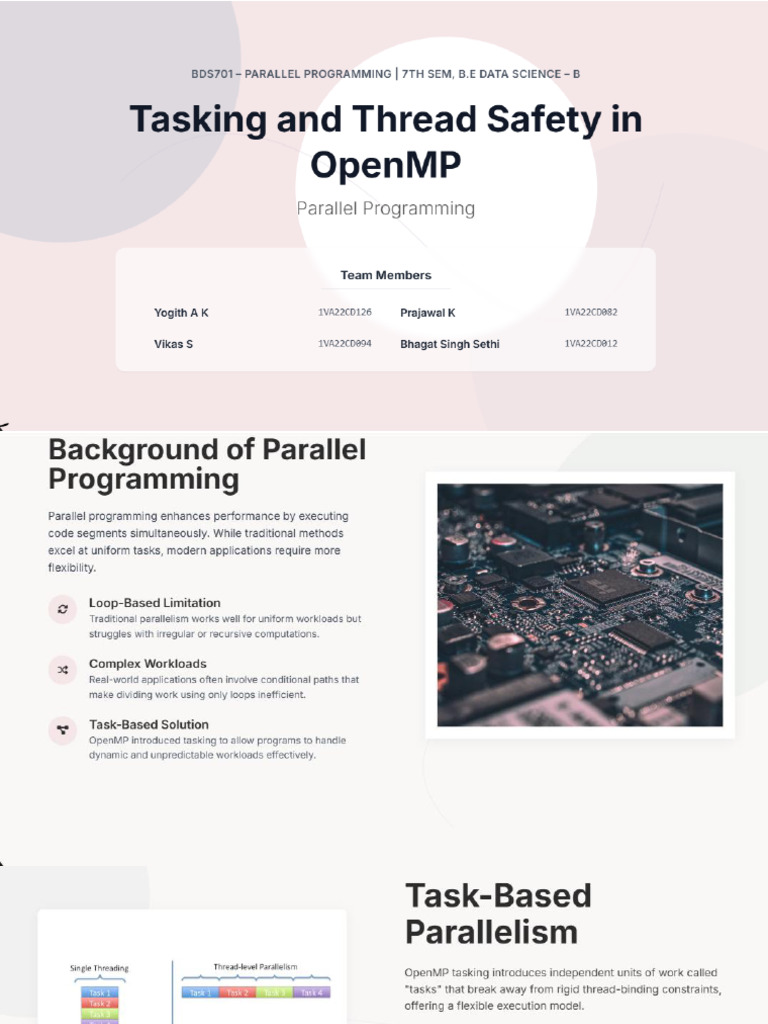 Parallel Programming Ppt | PDF