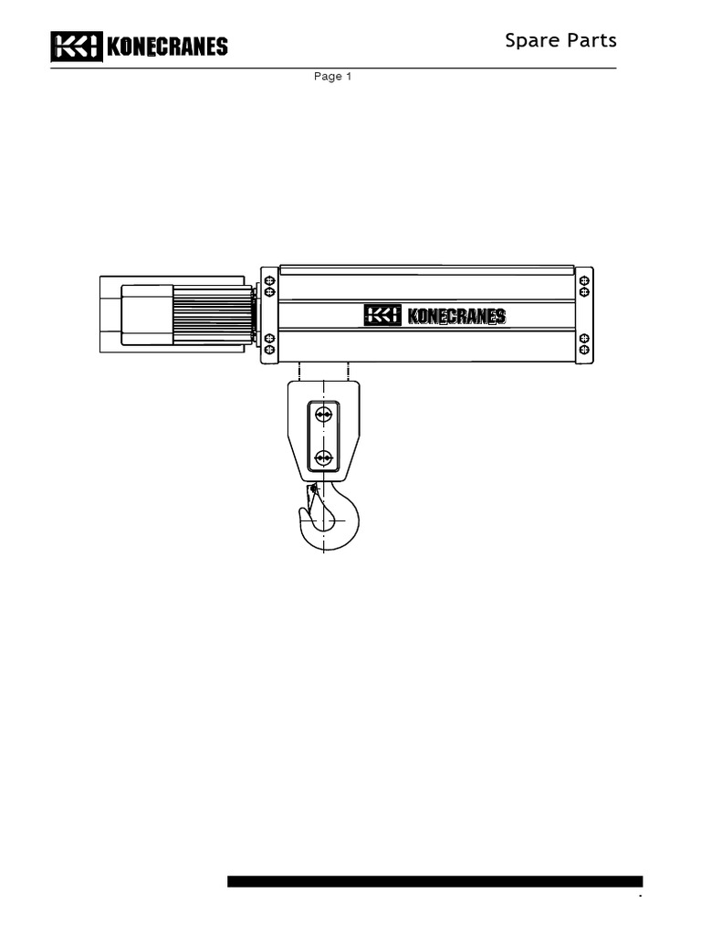 XL700 Hoist Spare Parts Catalogue | PDF