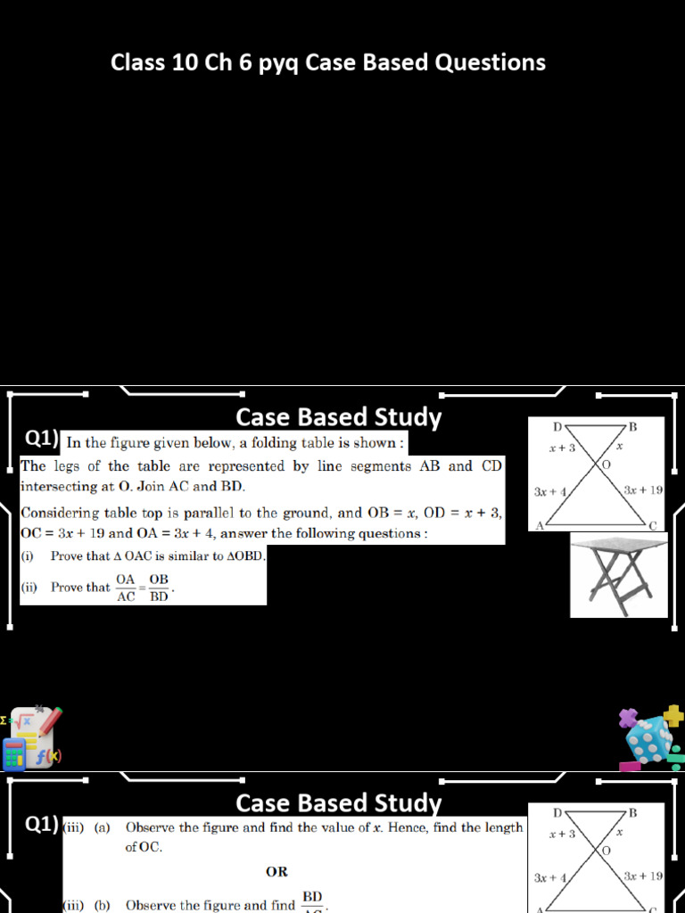Class 10 Maths CH 6 Pyq Subjective 3 | PDF
