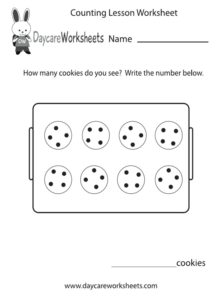 Counting Lesson Worksheet | PDF