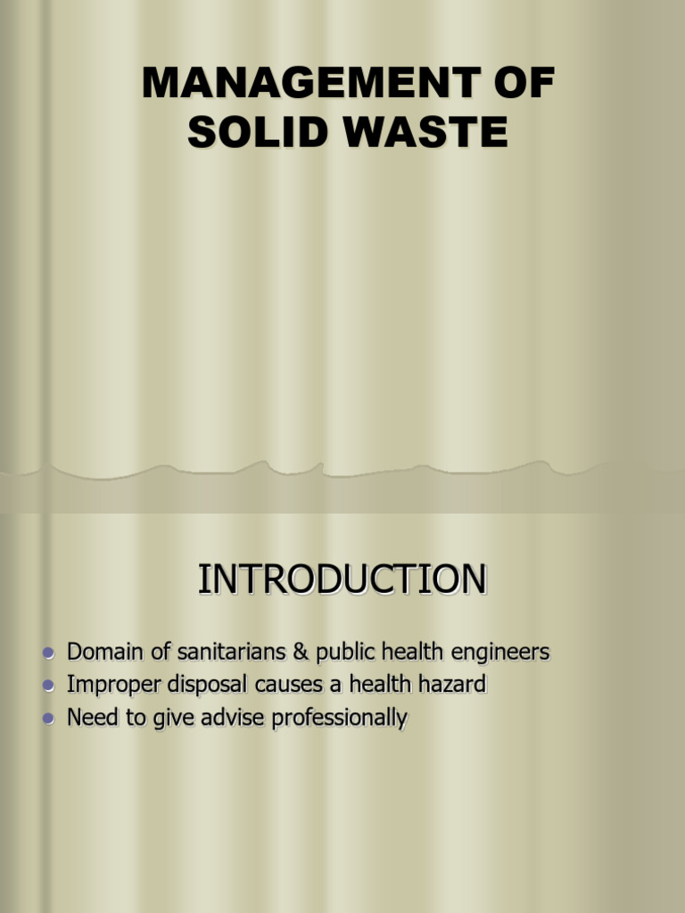 Effective Solid Waste Management Guide | PDF | Compost | Soil