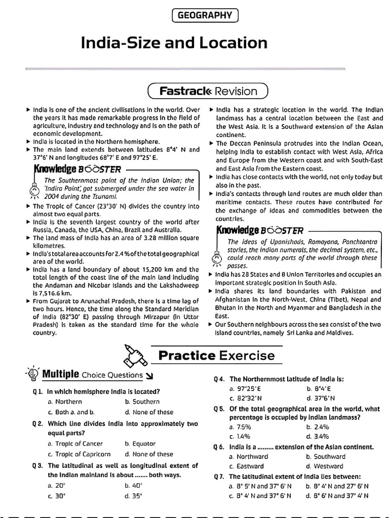 Geo Class 9 All Chapters Notes and Ques Ans | PDF