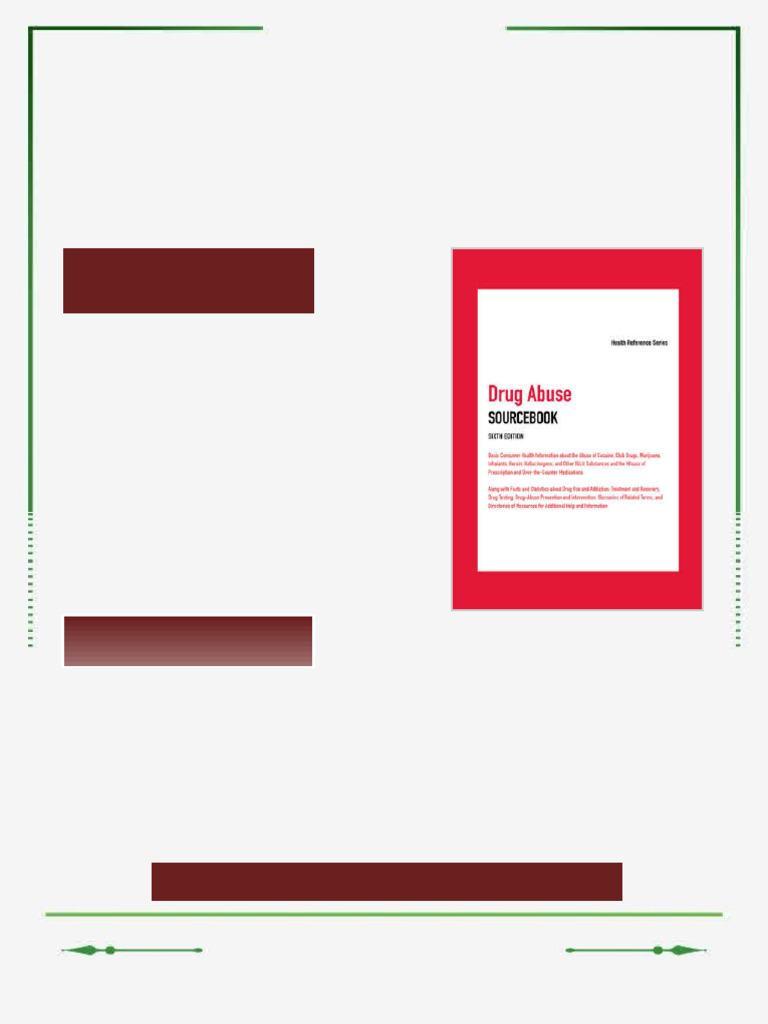 Drug Abuse Sourcebook: Basic Consumer Health Information About the ...
