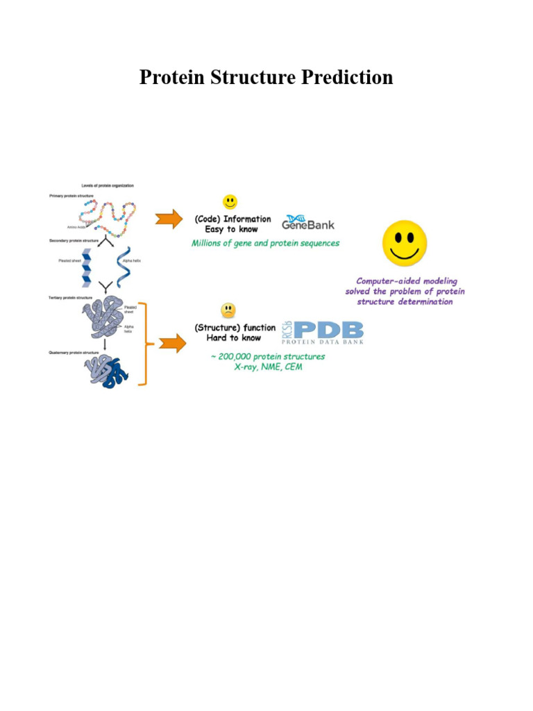 Protein Structure Prediction Methods | PDF | 16 S Ribosomal Rna ...