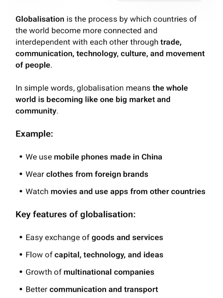Globalisation and The Indian Economy | PDF