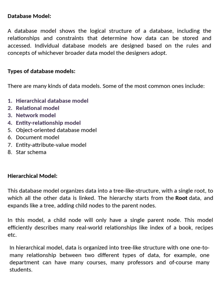 Data Models | PDF | Relational Model | Databases
