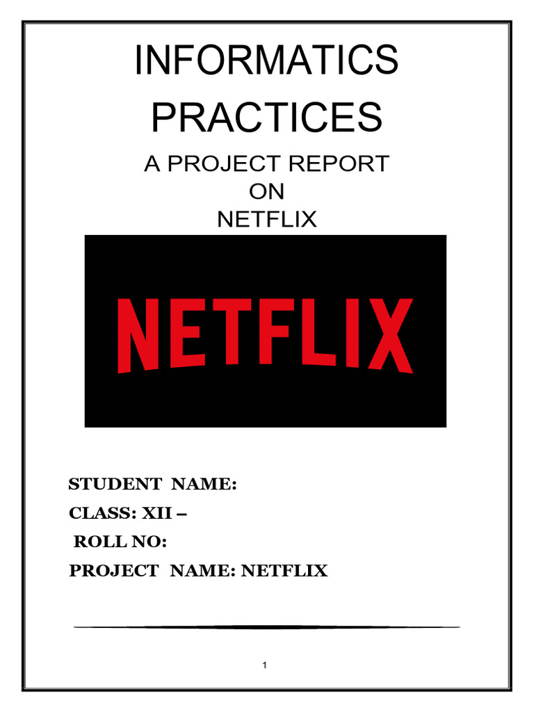 NetFlix Project FINAL | PDF | Comma Separated Values | Software