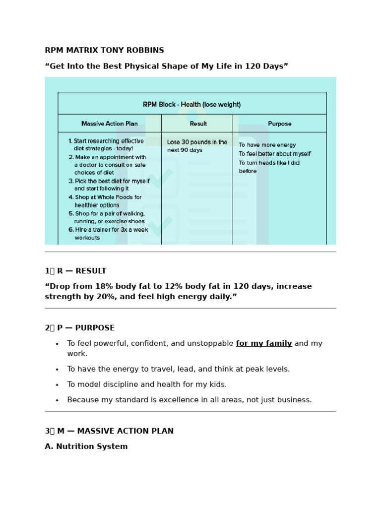 RPM Matrix Examples - Dec 2025 | PDF | Wealth | Leverage (Finance)