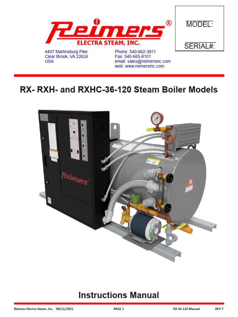 Reimers Model r | PDF | Boiler | Steam
