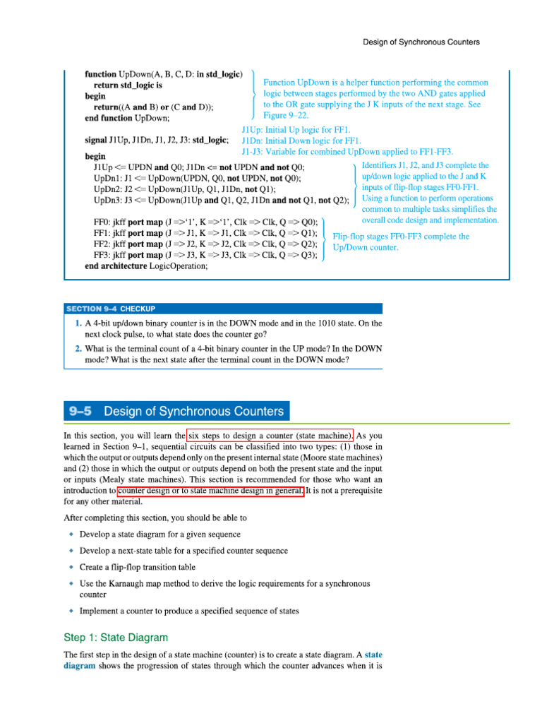 MASTER state machine counters 9 CHAPTER 9 THOMAS L FLOYD 11TH FINAL 23-12-2025 | PDF