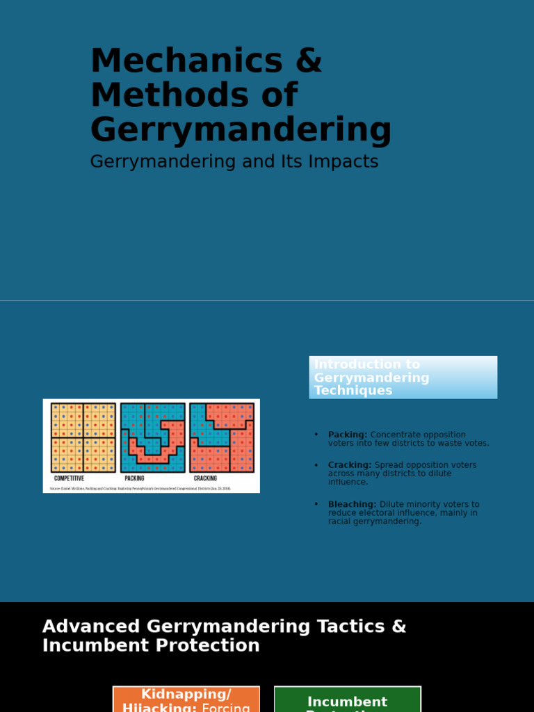 Understanding Gerrymandering Techniques | PDF | Gerrymandering | Government