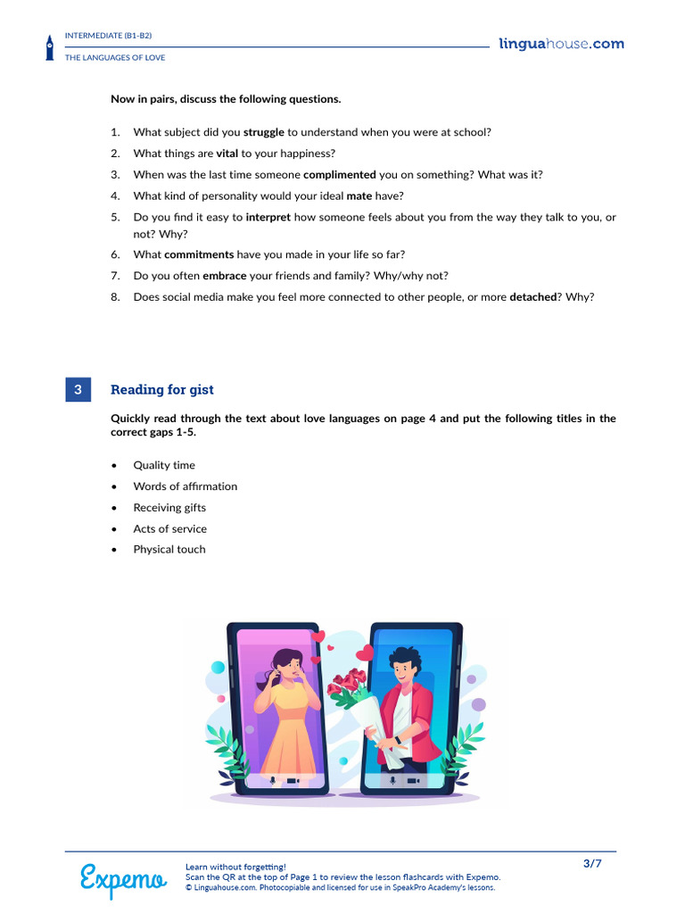 The Languages of Love | PDF | Love | Psychological Concepts