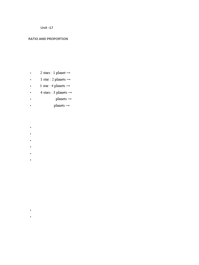 Ratios and Proportions Explained | PDF | Numbers | Mathematics