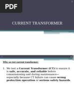 Current Transformer Testing Procedures | PDF | Transformer | Electrical ...